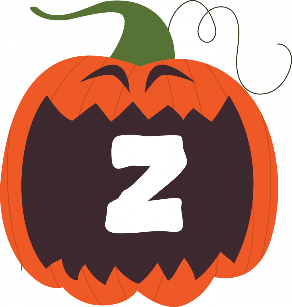 Free Printable halloween pumpkin alphabet