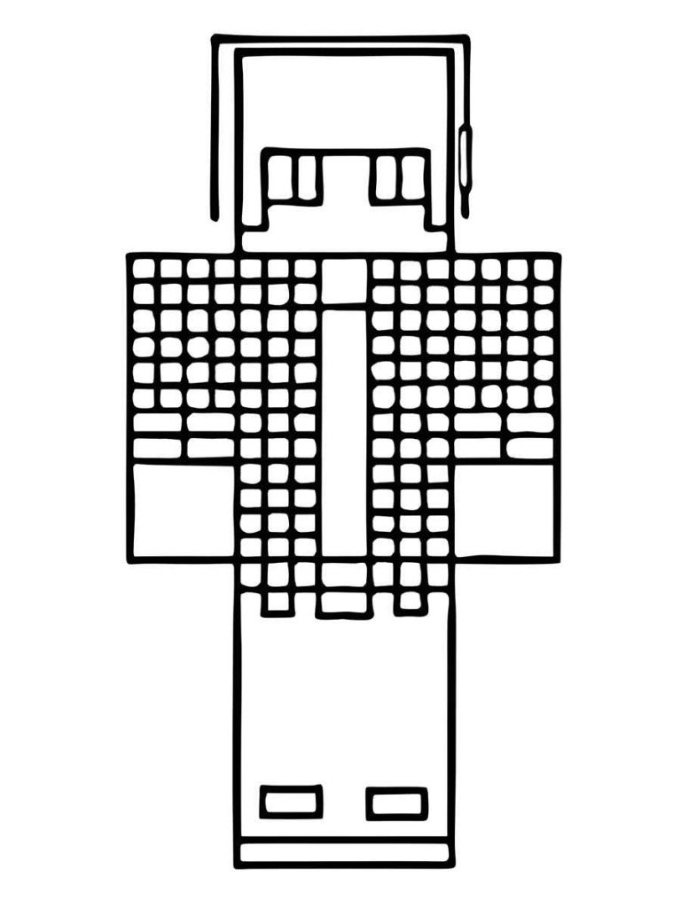 Minecraft coloring pages